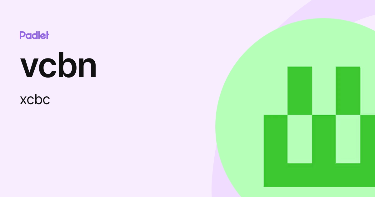 vcbn (xcbc) profile | Padlet