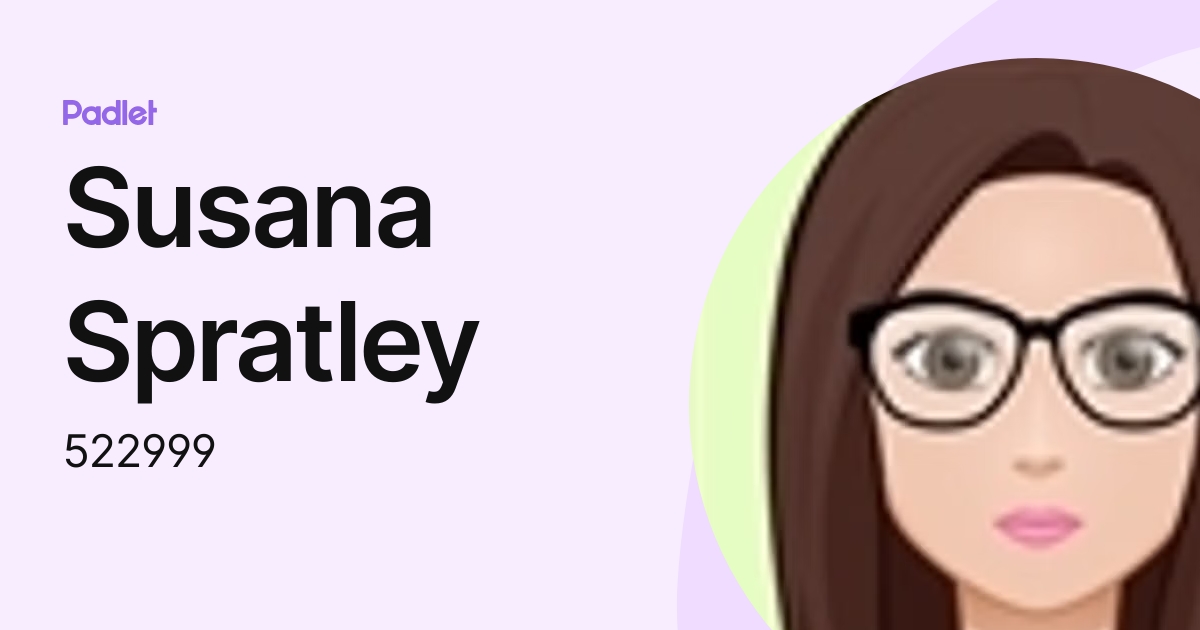 Susana Spratley (522999) profile | Padlet
