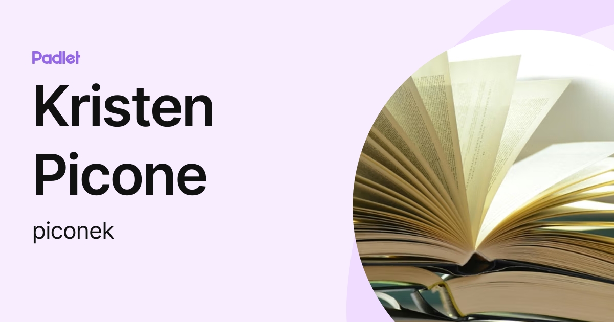 Kristen Picone (piconek) profile | Padlet