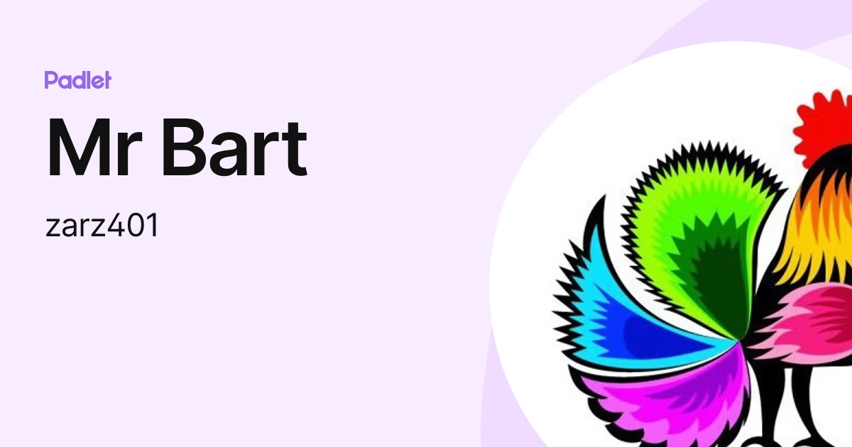 Mr Bart (zarz401) profile | Padlet