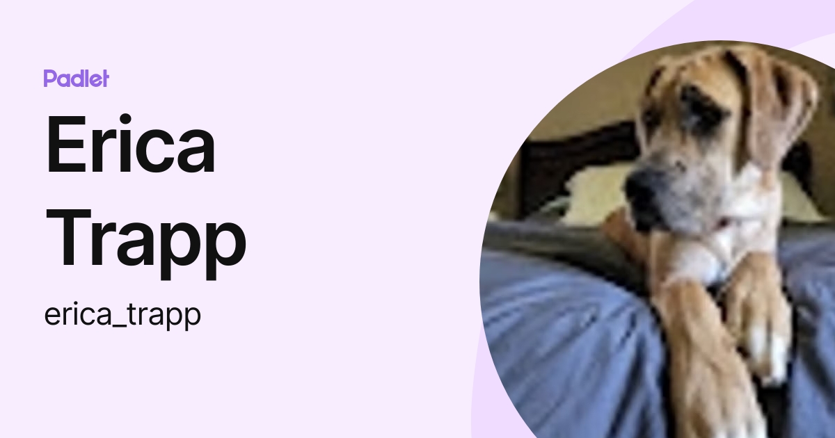 Erica Trapp (erica_trapp) profile | Padlet