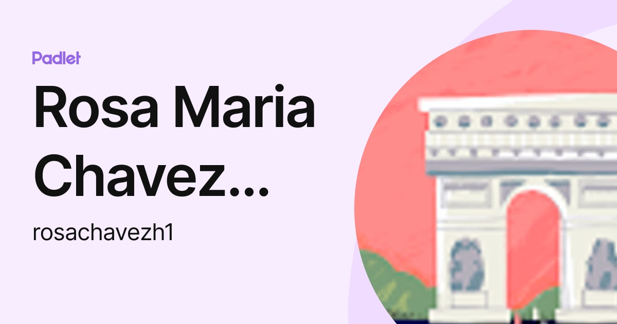 Rosa Maria Chavez Hernandez (rosachavezh1) profile | Padlet
