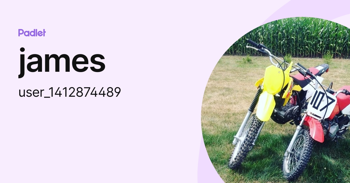 james (user_1412874489) profile | Padlet