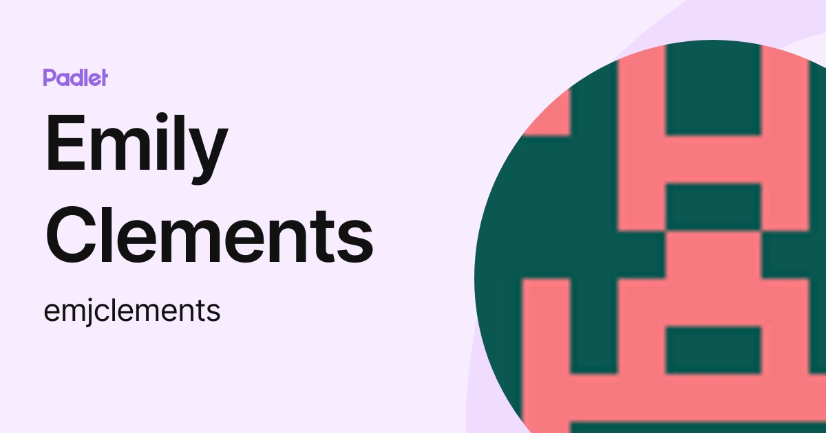 Emily Clements (emjclements) profile | Padlet
