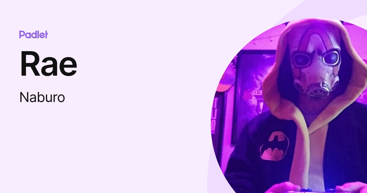 Rae (Naburo) profile | Padlet