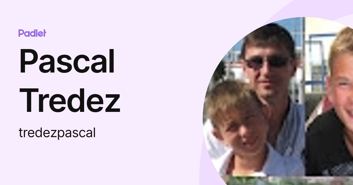 Pascal Tredez (tredezpascal) profile | Padlet