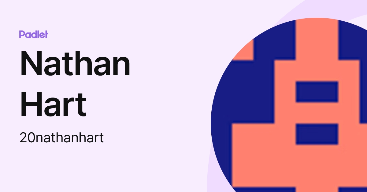 Nathan Hart (20nathanhart) profile | Padlet