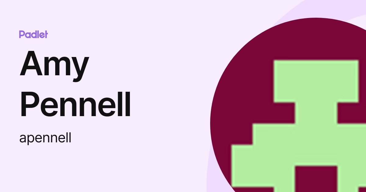 Amy Pennell (apennell) profile | Padlet