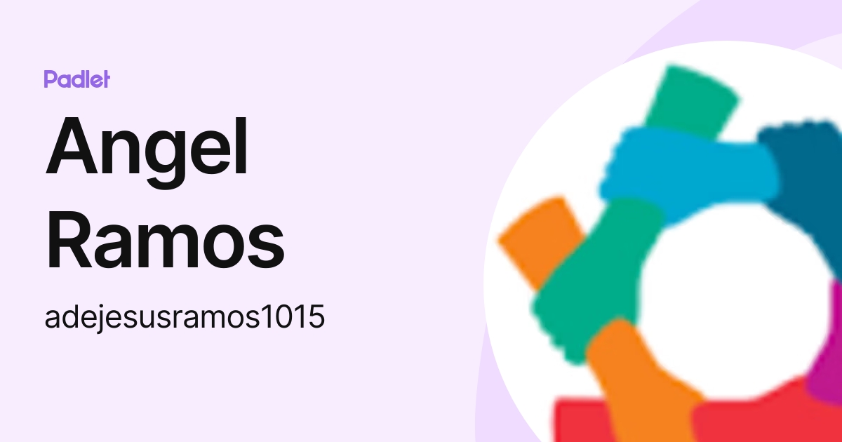 Angel Ramos (adejesusramos1015) profile | Padlet