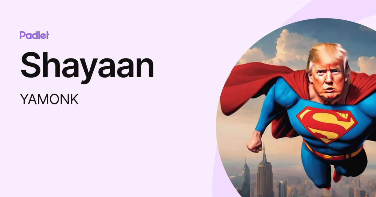 Shayaan (YAMONK) profile | Padlet