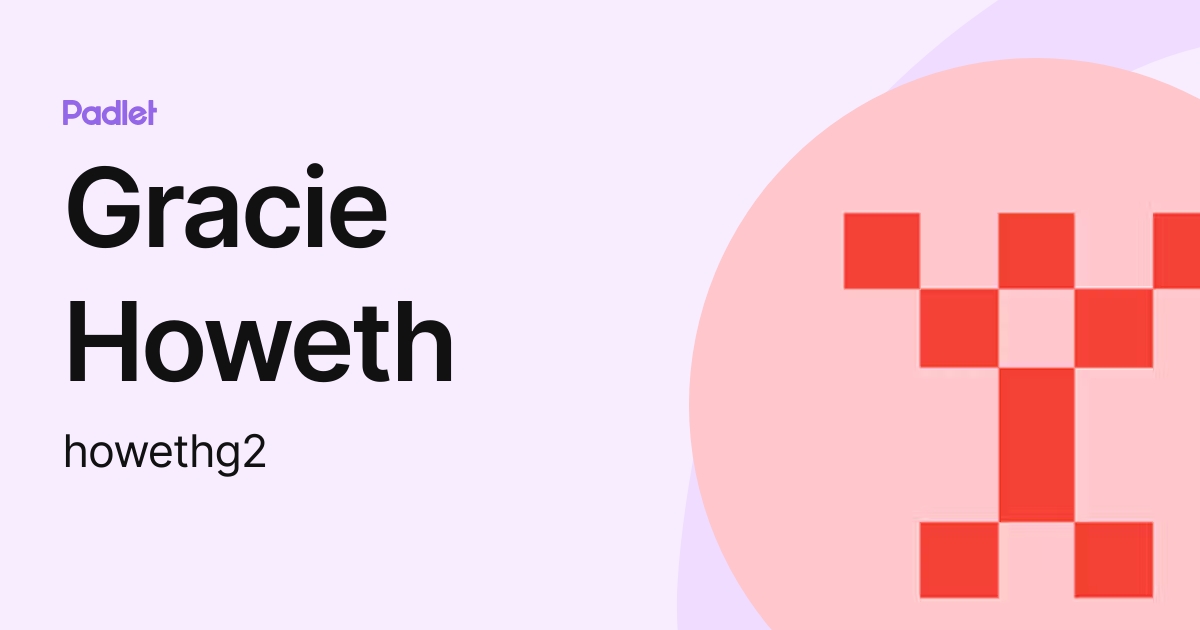 Gracie Howeth (howethg2) profile | Padlet