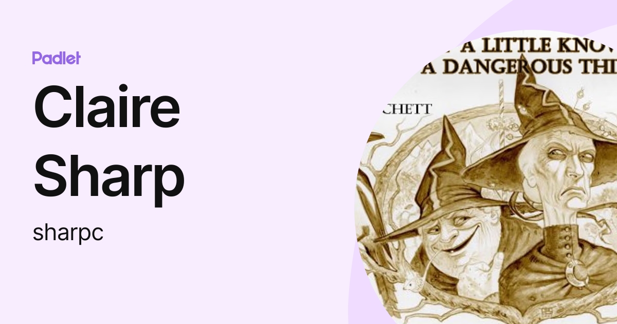 Claire Sharp (sharpc) profile | Padlet