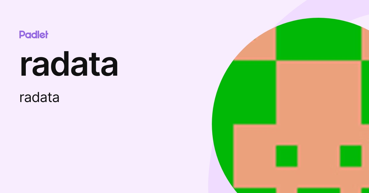 radata (radata) profile | Padlet