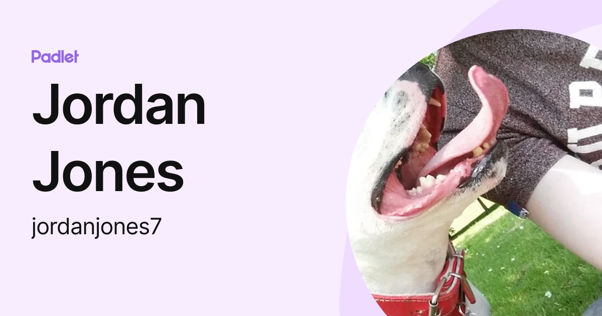 Jordan Jones (jordan_jones11) profile | Padlet