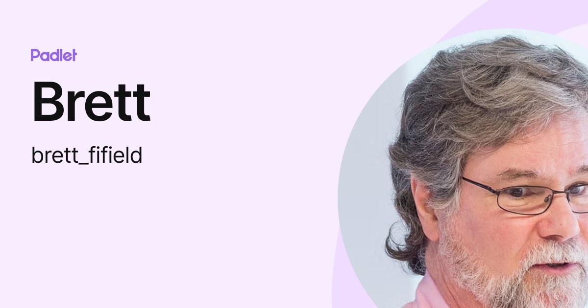 Brett (brett_fifield) profile | Padlet