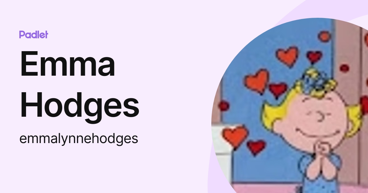 Emma Hodges (emmalynnehodges) profile | Padlet