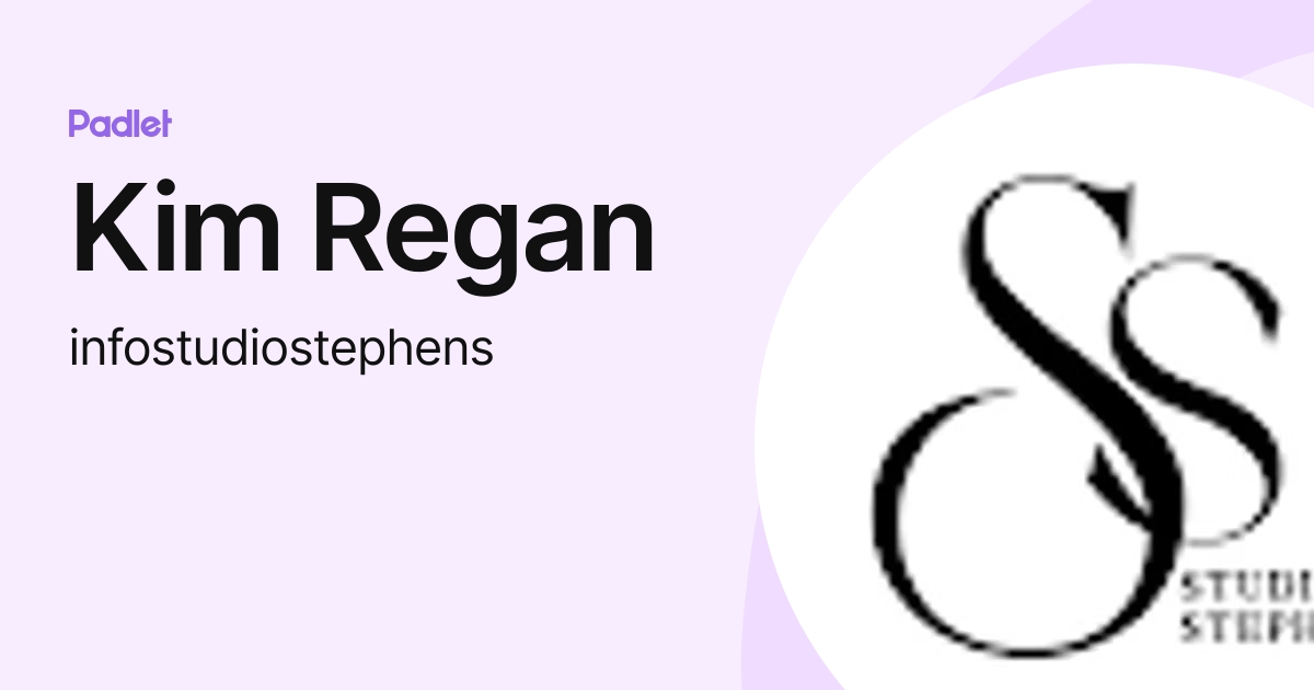 Kim Regan (infostudiostephens) profile | Padlet