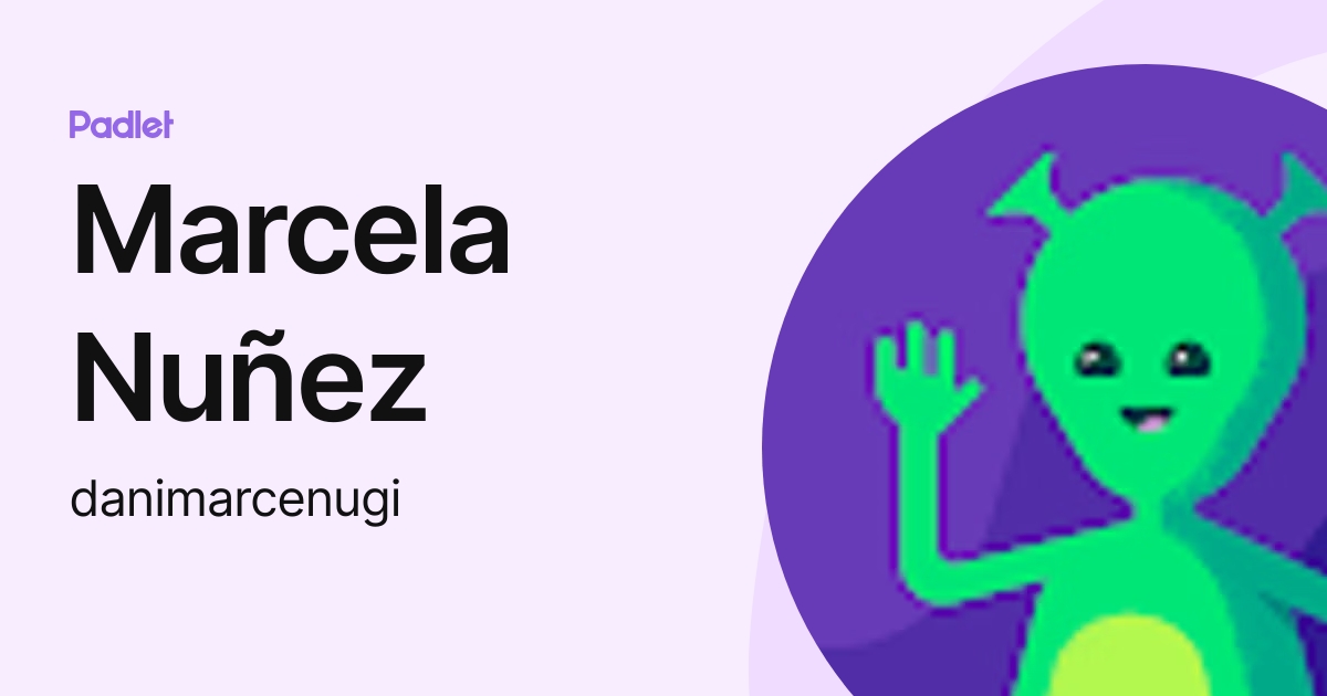 Marcela Nuñez (danimarcenugi) profile | Padlet