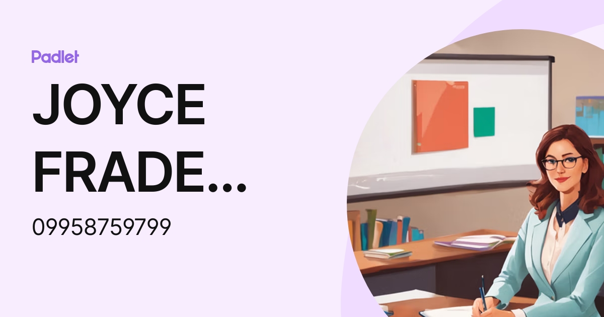 JOYCE FRADE ALVES DO AMARAL (09958759799) profile | Padlet