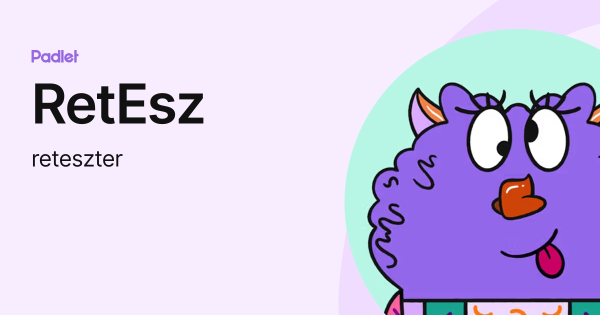 RetEsz (reteszter) profile | Padlet