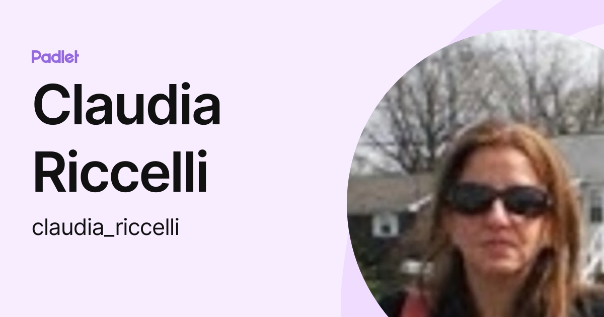 Claudia Riccelli (claudia_riccelli) profile | Padlet