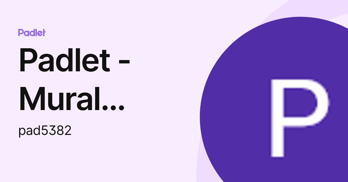 Padlet - Mural Digital (pad5382) profile | Padlet