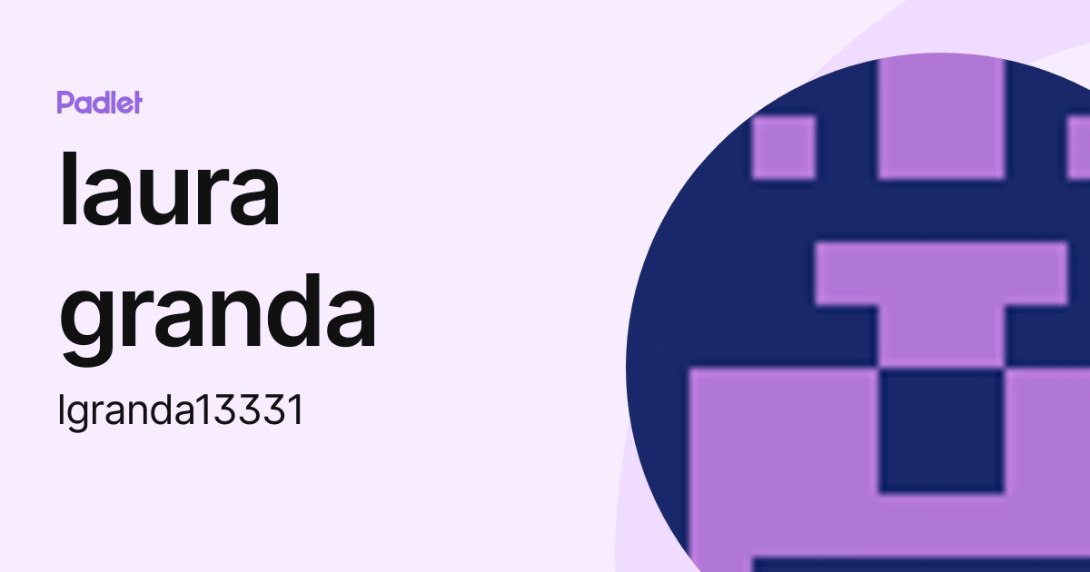 laura granda (lgranda13331) profile | Padlet