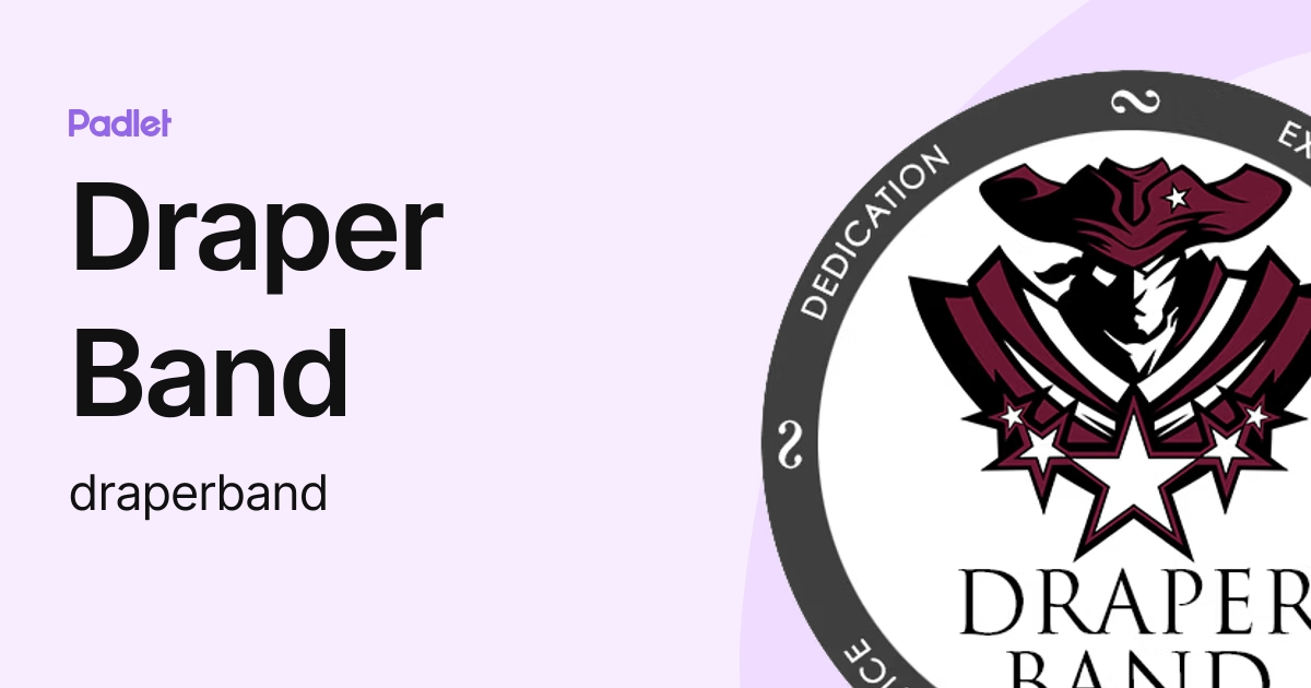 Draper Band (draperband) profile | Padlet
