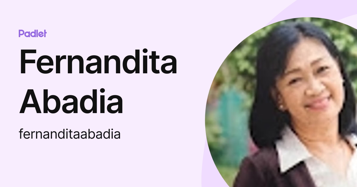Fernandita Abadia (fernanditaabadia) profile | Padlet