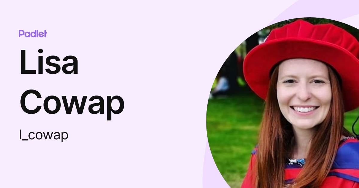 Lisa Cowap (l_cowap) profile | Padlet