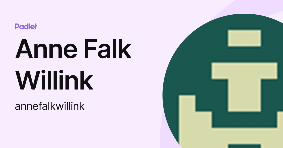 Anne Falk Mikkelsen (annefalkmikkels) profile | Padlet