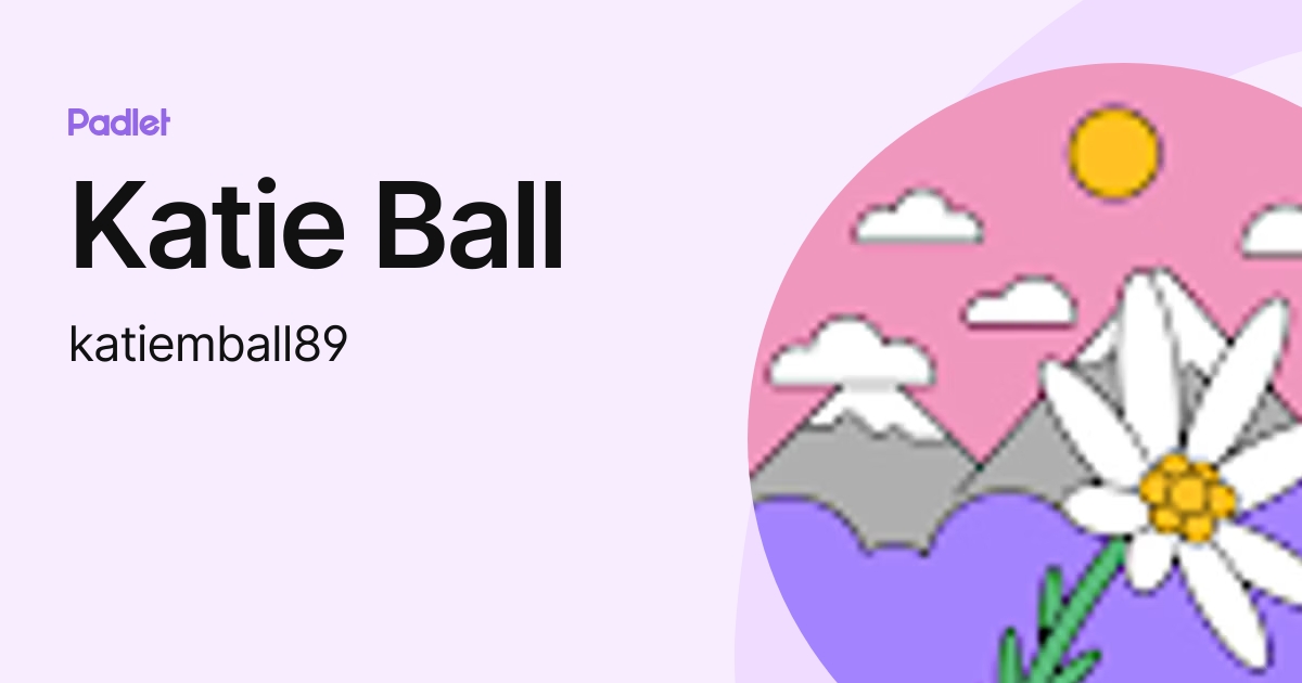 Katie Ball (katiemball89) profile | Padlet
