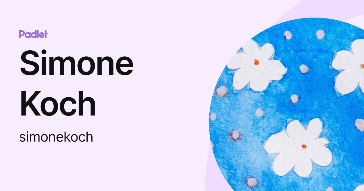 Simone Koch (simonekoch) profile | Padlet