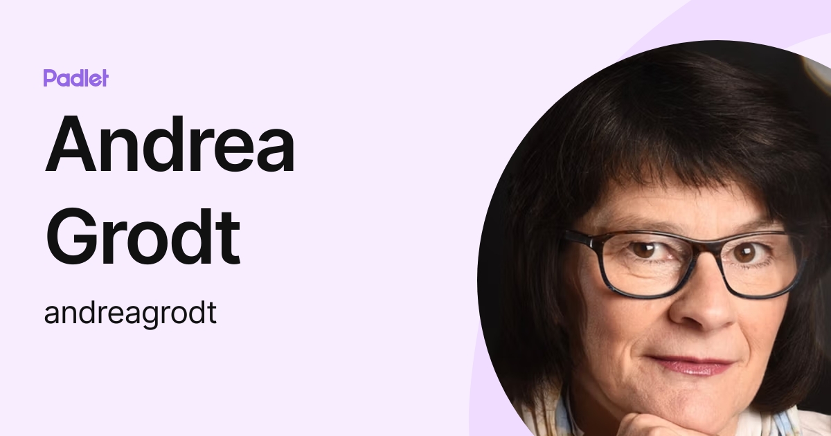 Andrea Grodt (andreagrodt) profile | Padlet