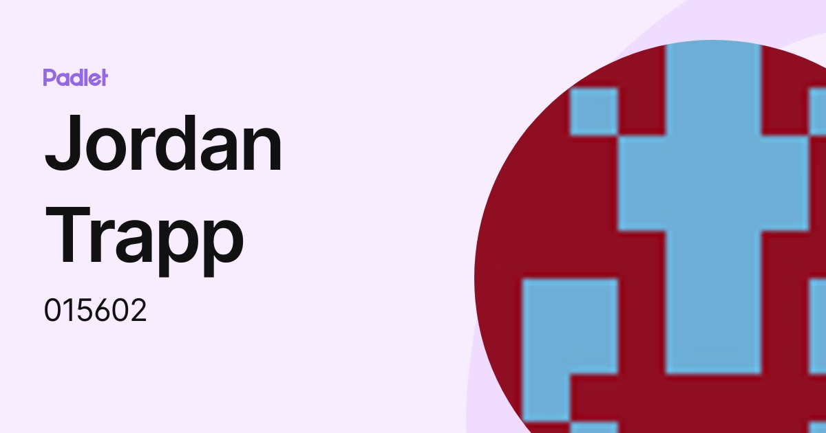 Jordan Trapp (015602) profile | Padlet