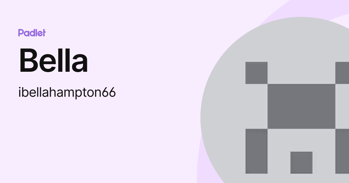 Bella (ibellahampton66) profile | Padlet