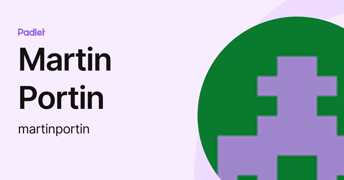 Martin Portin (martinportin) profile | Padlet