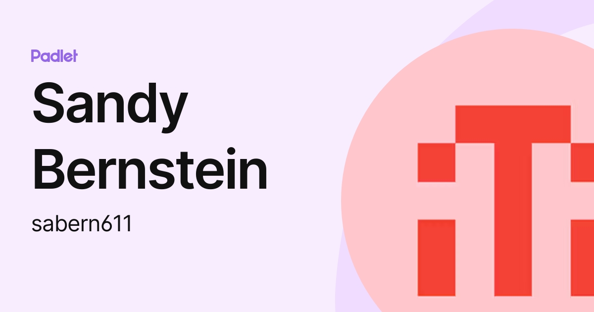 Sandy Bernstein (sabern611) profile | Padlet