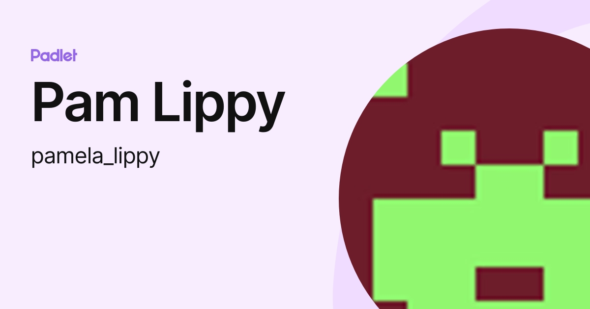Pam Lippy (pamela_lippy) profile | Padlet