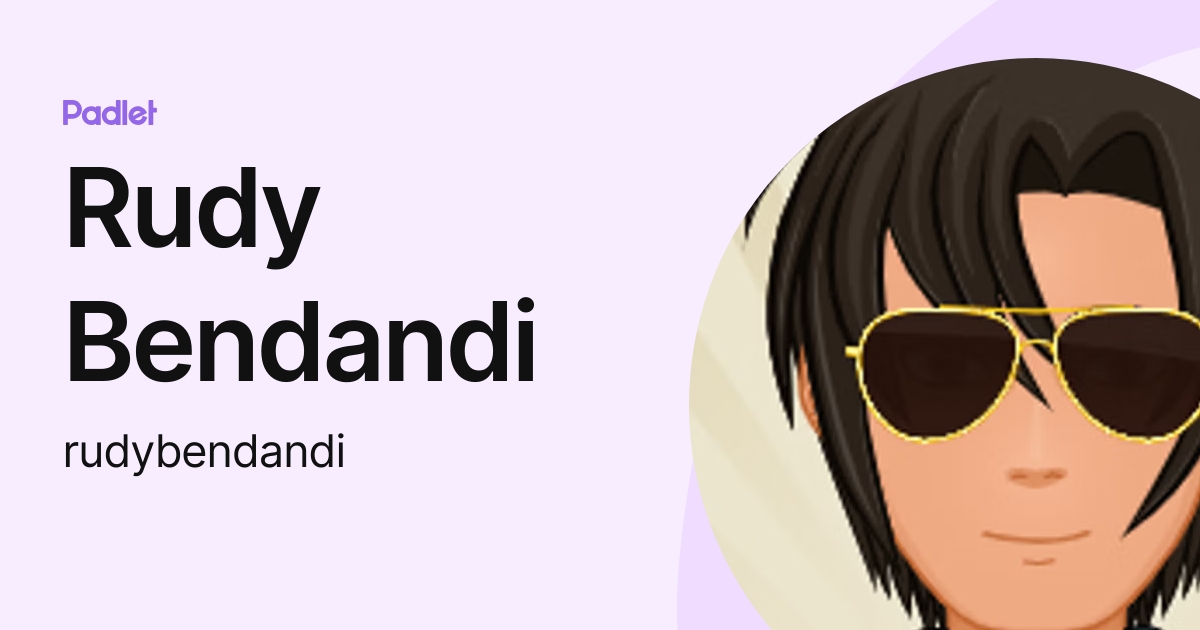 Rudy Bendandi (rudybendandi) profile | Padlet