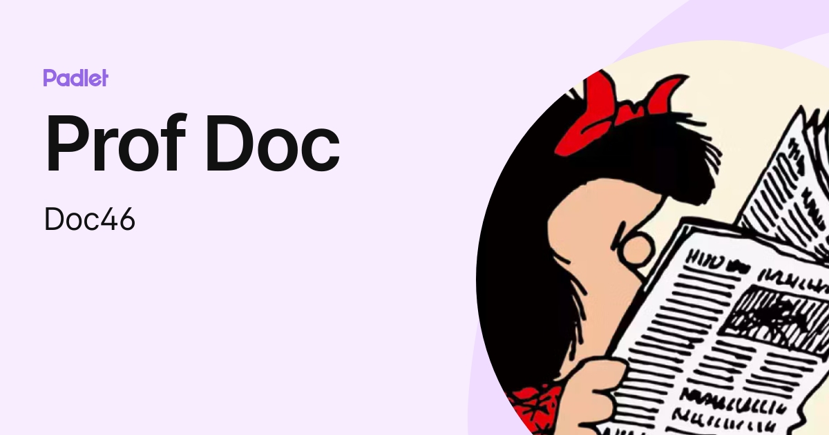 Prof Doc Doc46 Profile Padlet