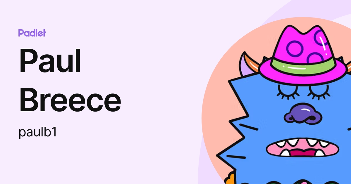 Paul Breece (paulb1) profile | Padlet