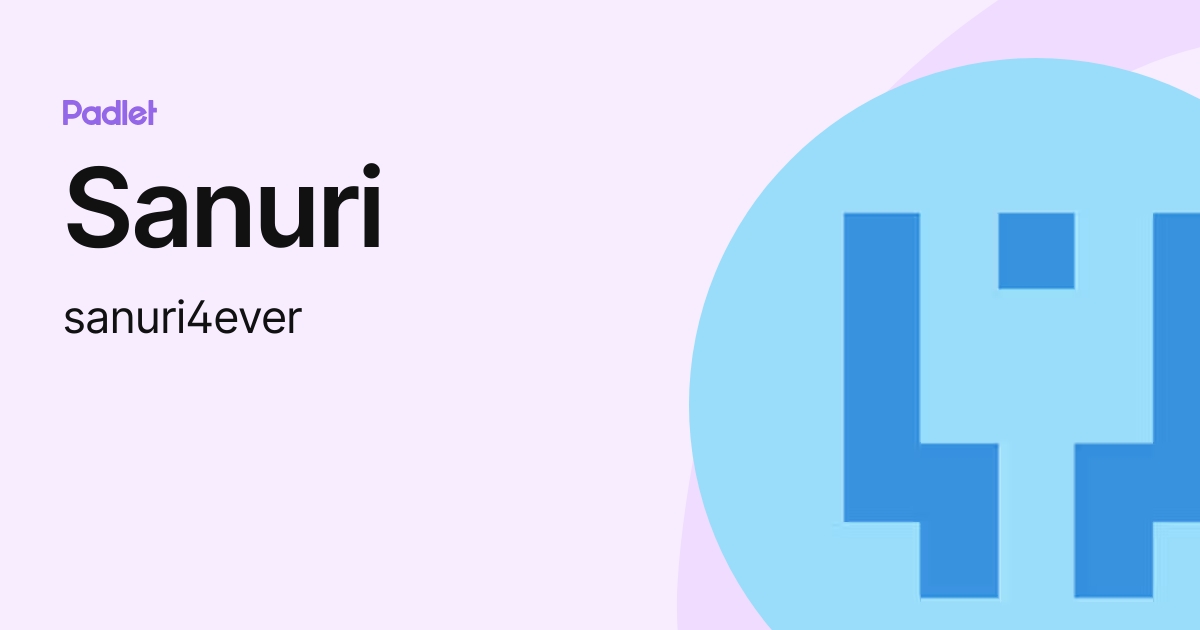 Sanuri (sanuri4ever) profile | Padlet