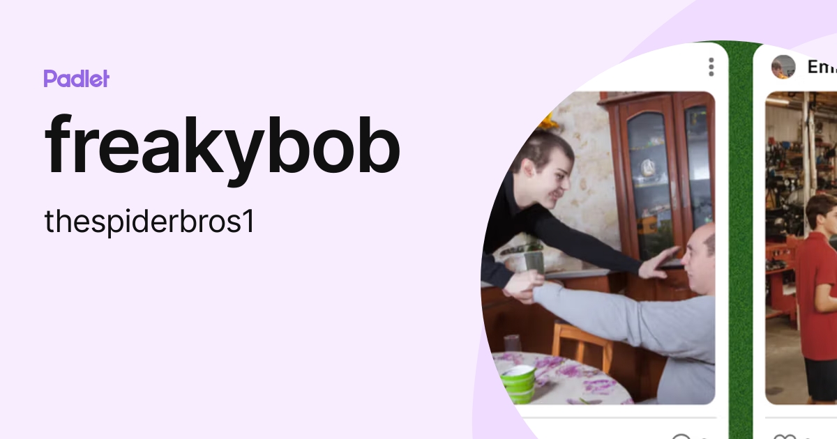freakybob (thespiderbros1) profile | Padlet