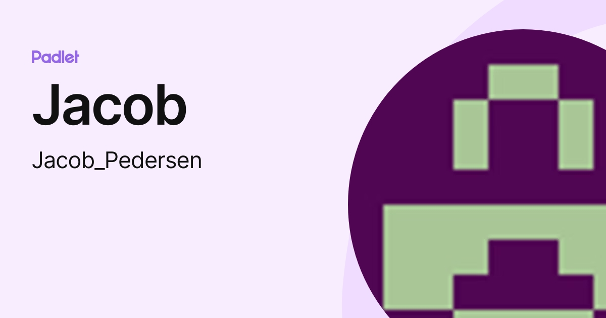 Jacob (Jacob_Pedersen) profile | Padlet
