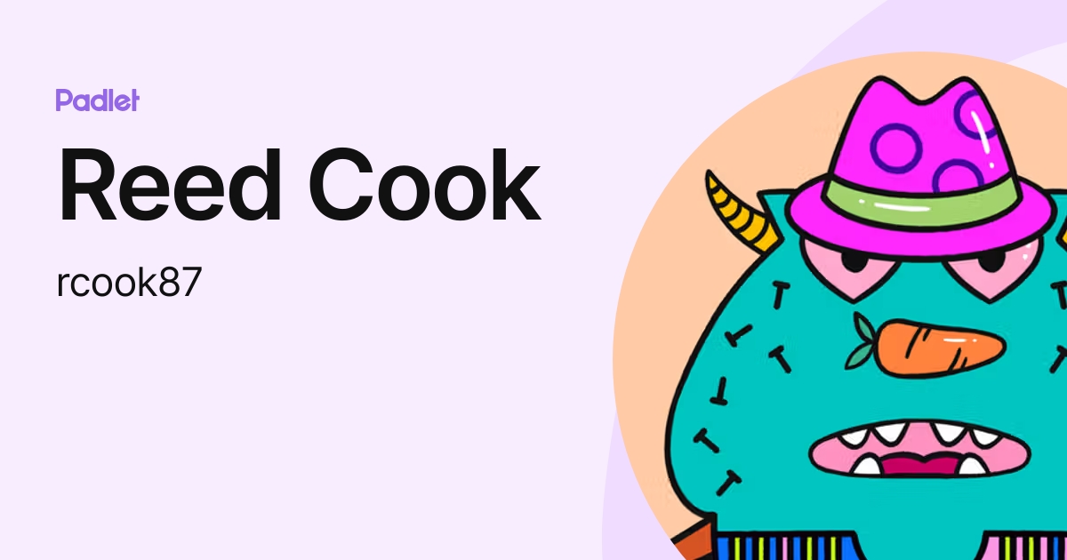 Reed Cook (rcook87) profile | Padlet