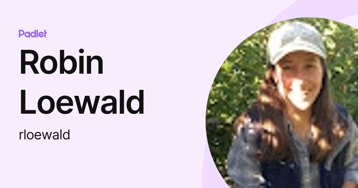 Robin Loewald (rloewald) profile | Padlet