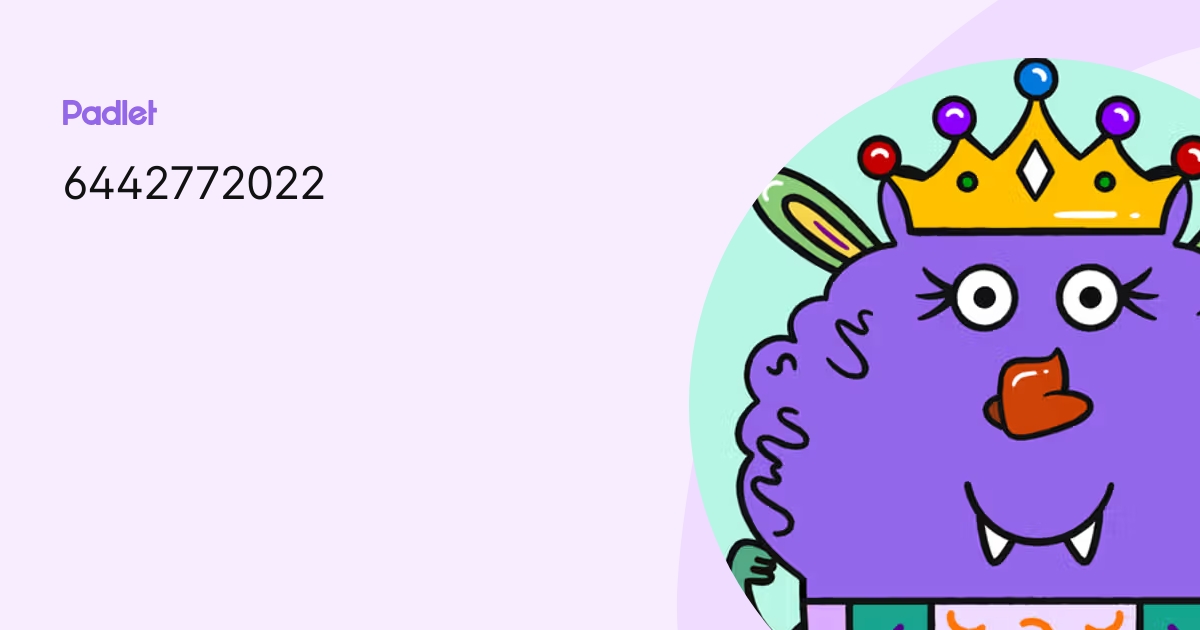 6442772022 profile | Padlet