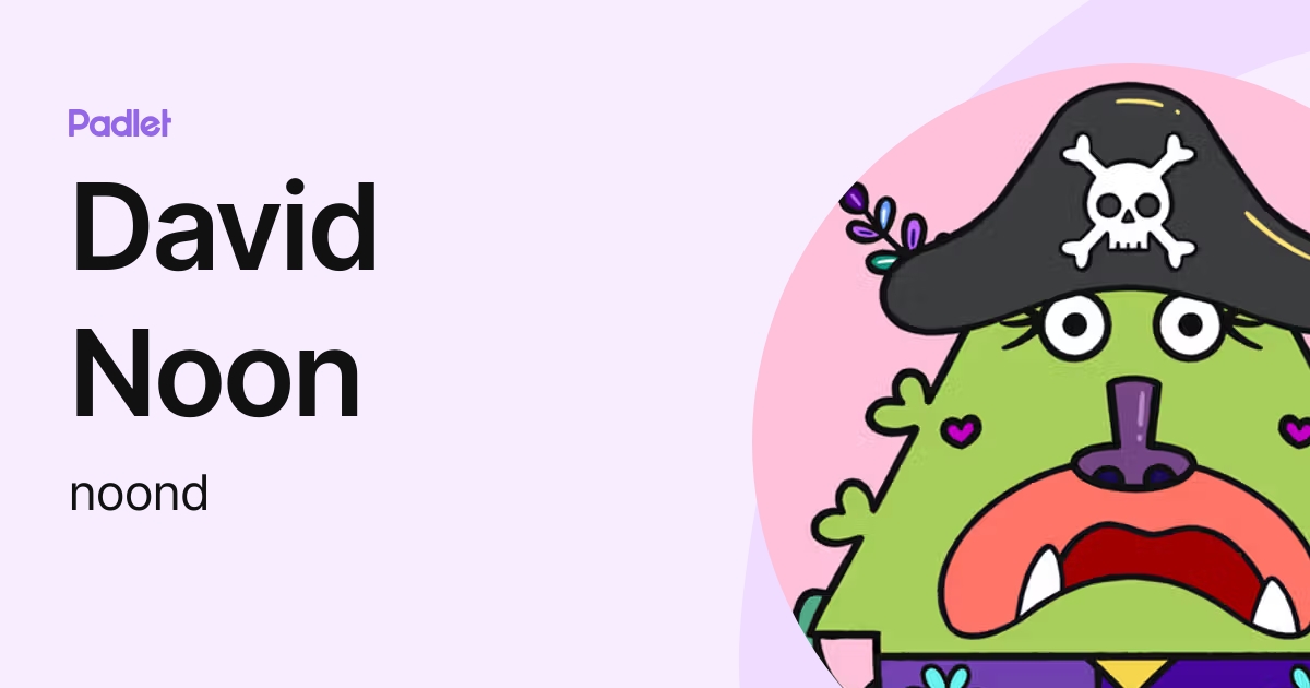 David Noon (noond) profile | Padlet