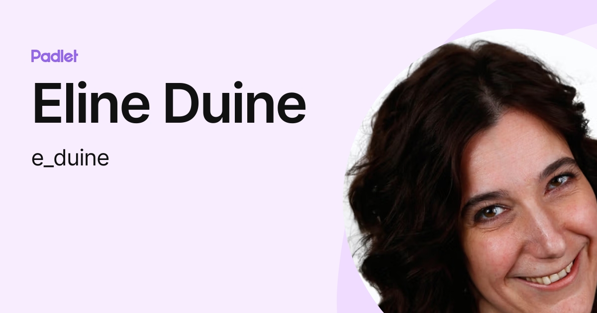 Eline Duine (e_duine) profile | Padlet